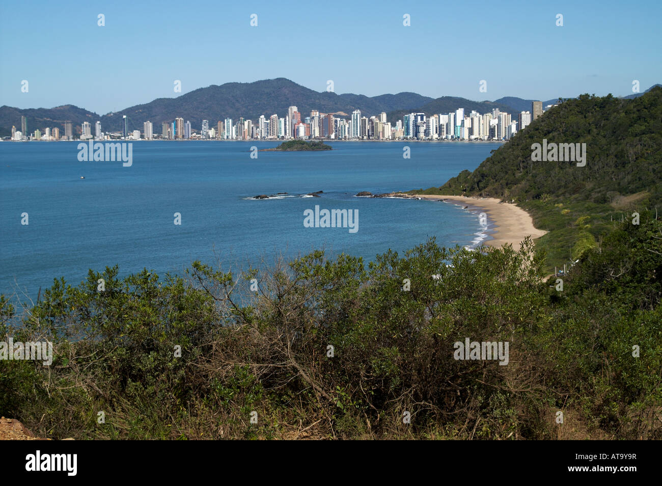 Bay of Balneario Camboriu Santa Catarina Brazil Stock Photo - Alamy
