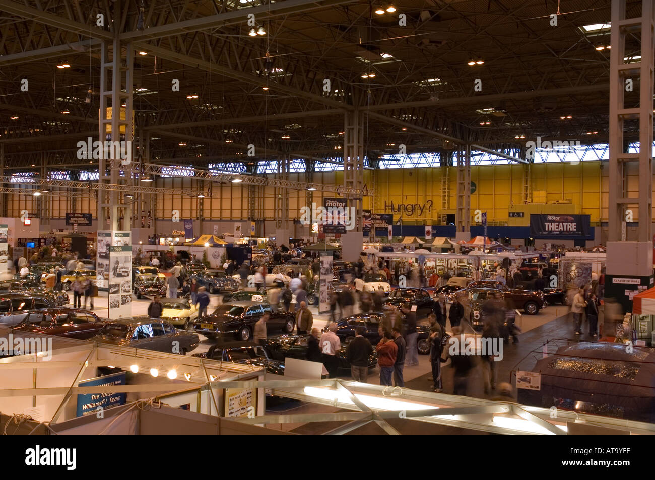 A view across the hall at the Classic Show 2005, NEC Birmingham Stock ...