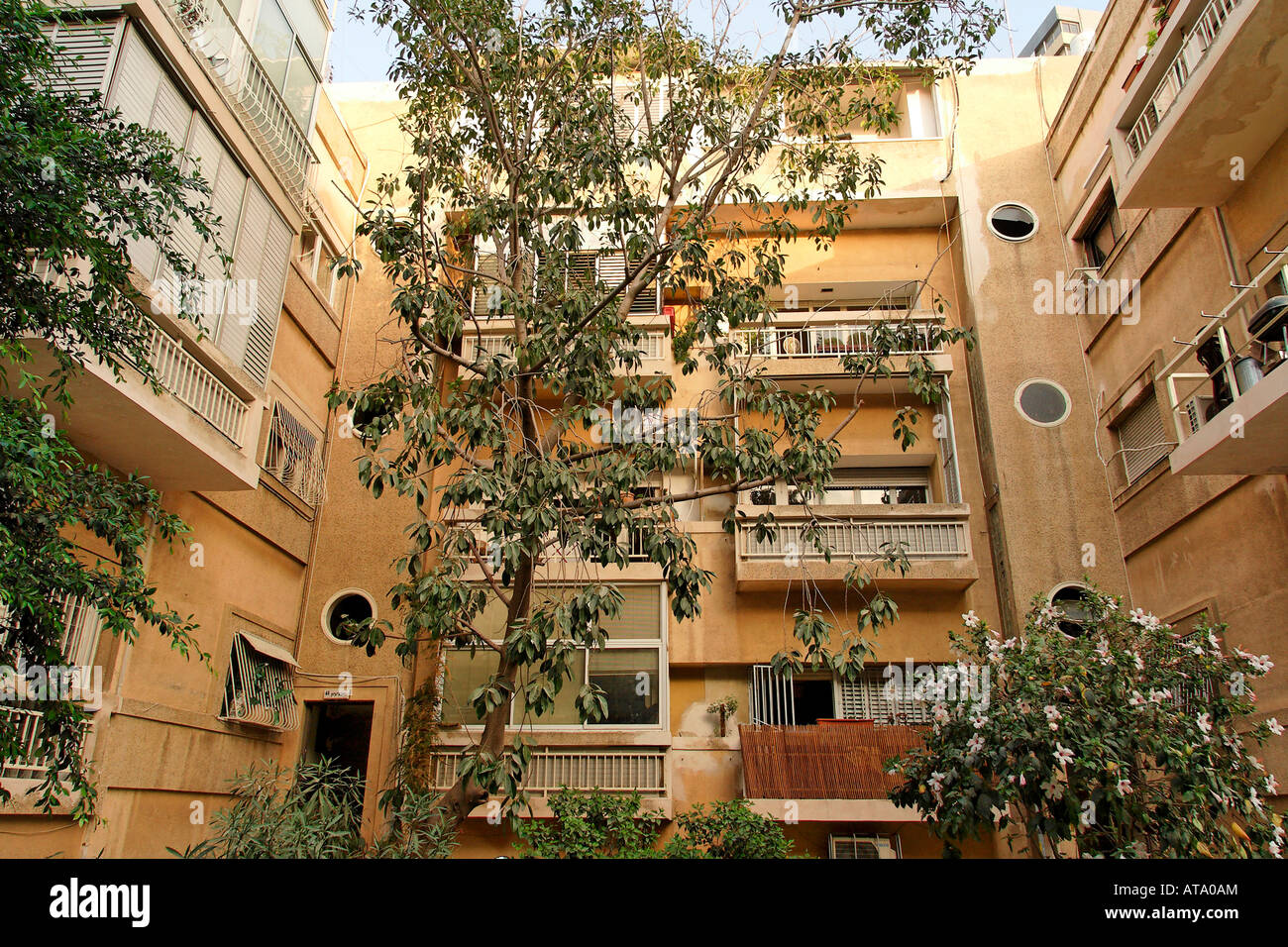 Israel Tel Aviv Gerber house a Bauhaus style building Stock Photo - Alamy