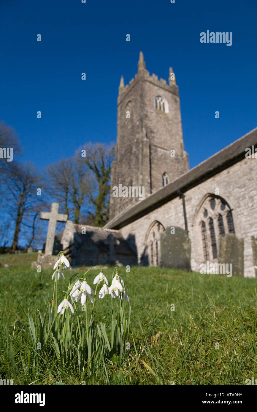 the church at altarnun cornwall Stock Photo - Alamy