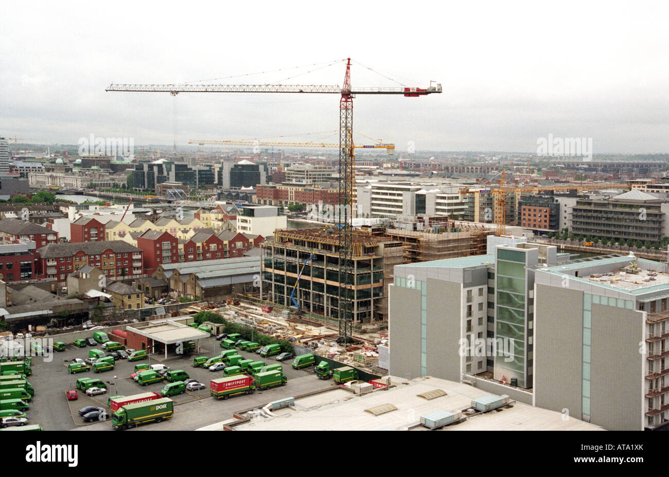 Dublin city centre aerial hi-res stock photography and images - Alamy