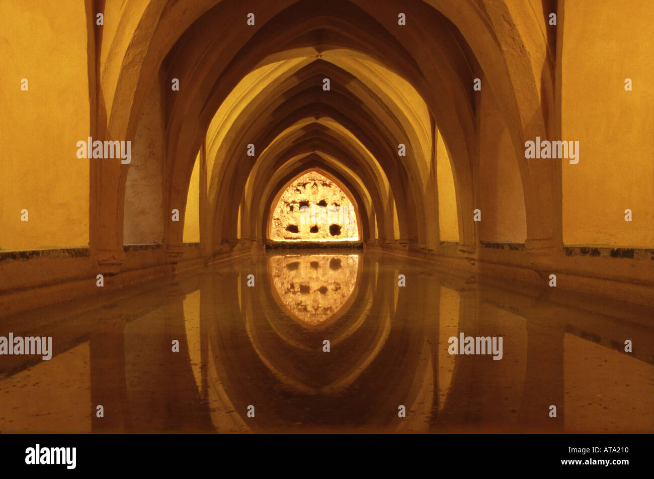 Inside The Real Alcazar Seville Spain Stock Photo - Alamy