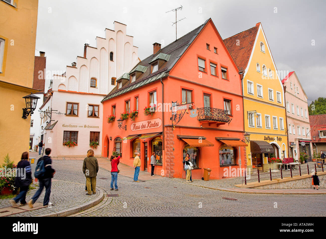 Fussen Bavaria Germany Stock Photo - Alamy