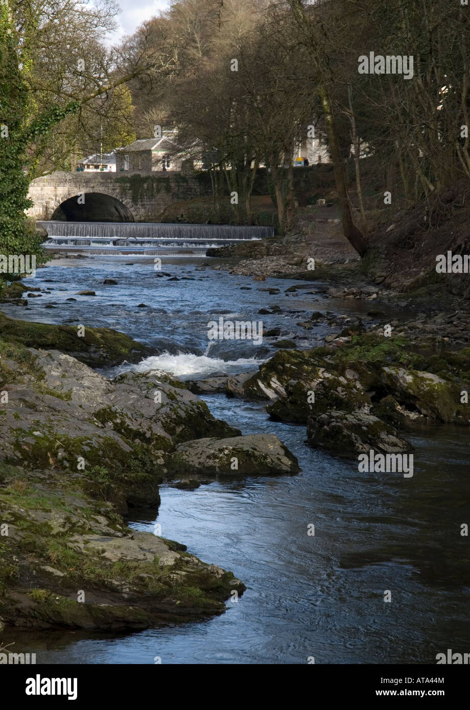 River Tavy Abbey Bridge Tavistock Devon England Stock Photo - Alamy