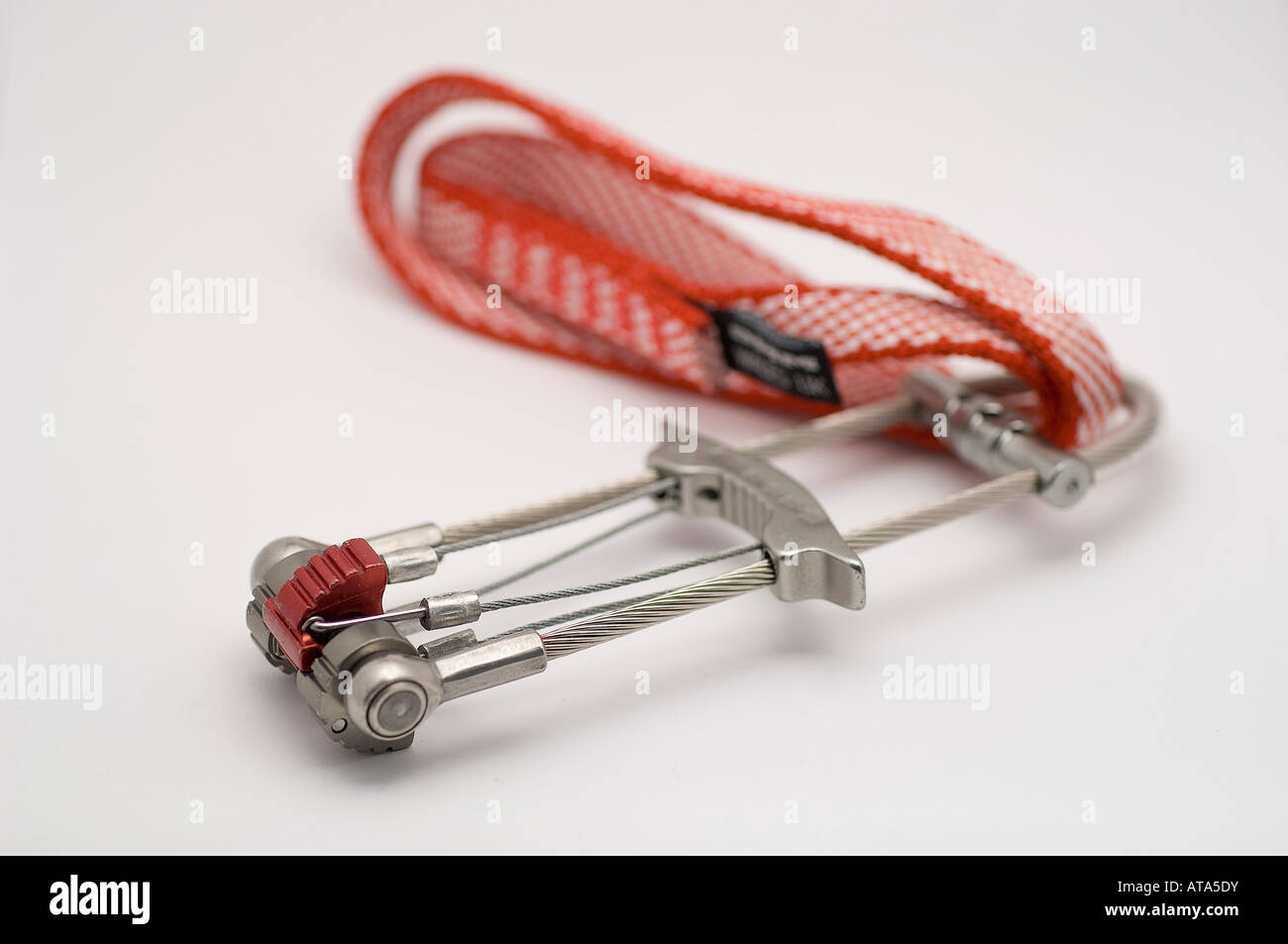 camming device used in rock climbing for protection during a fall Stock ...