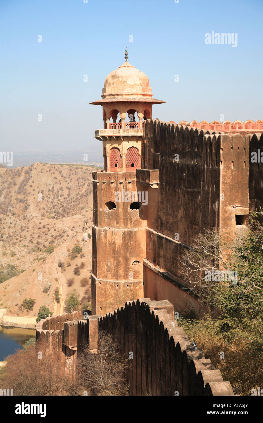 Watchtower Jaigarh Fort Victory Fort Jaipur Rajasthan India Stock Photo ...