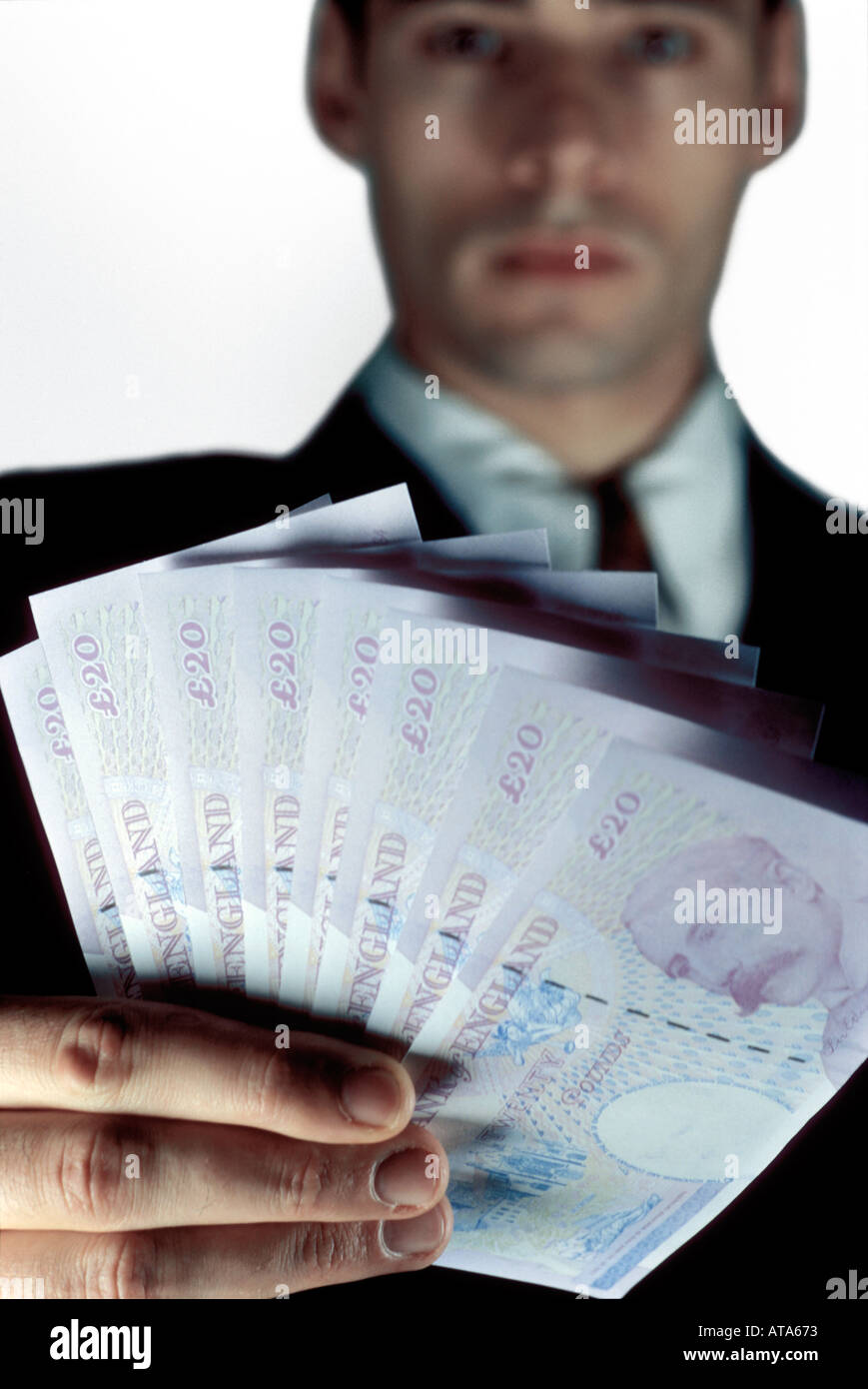 Male hand pound notes hi-res stock photography and images - Alamy