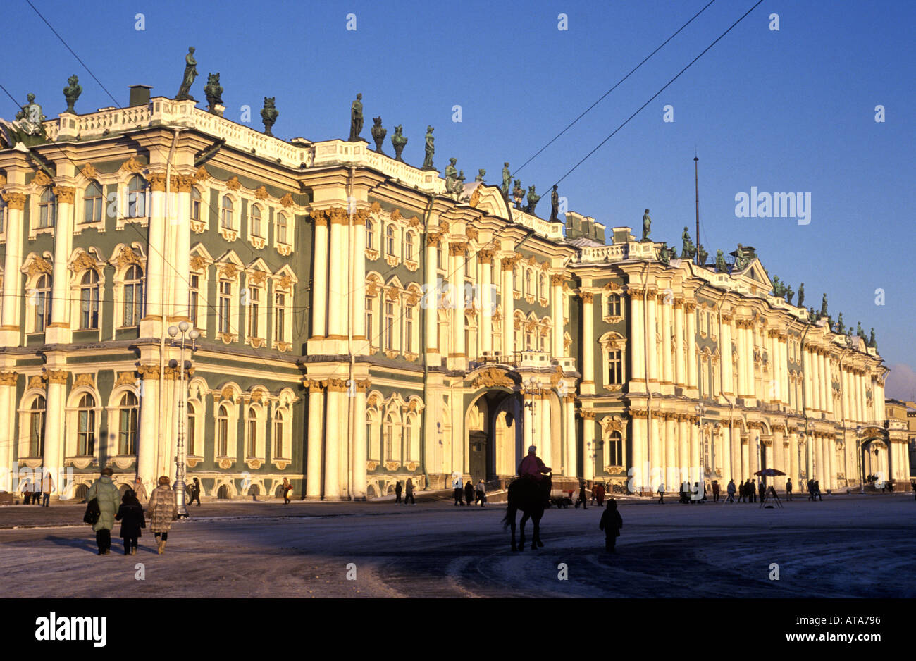 The Winter Palace St Petersburg Russia Stock Photo - Alamy