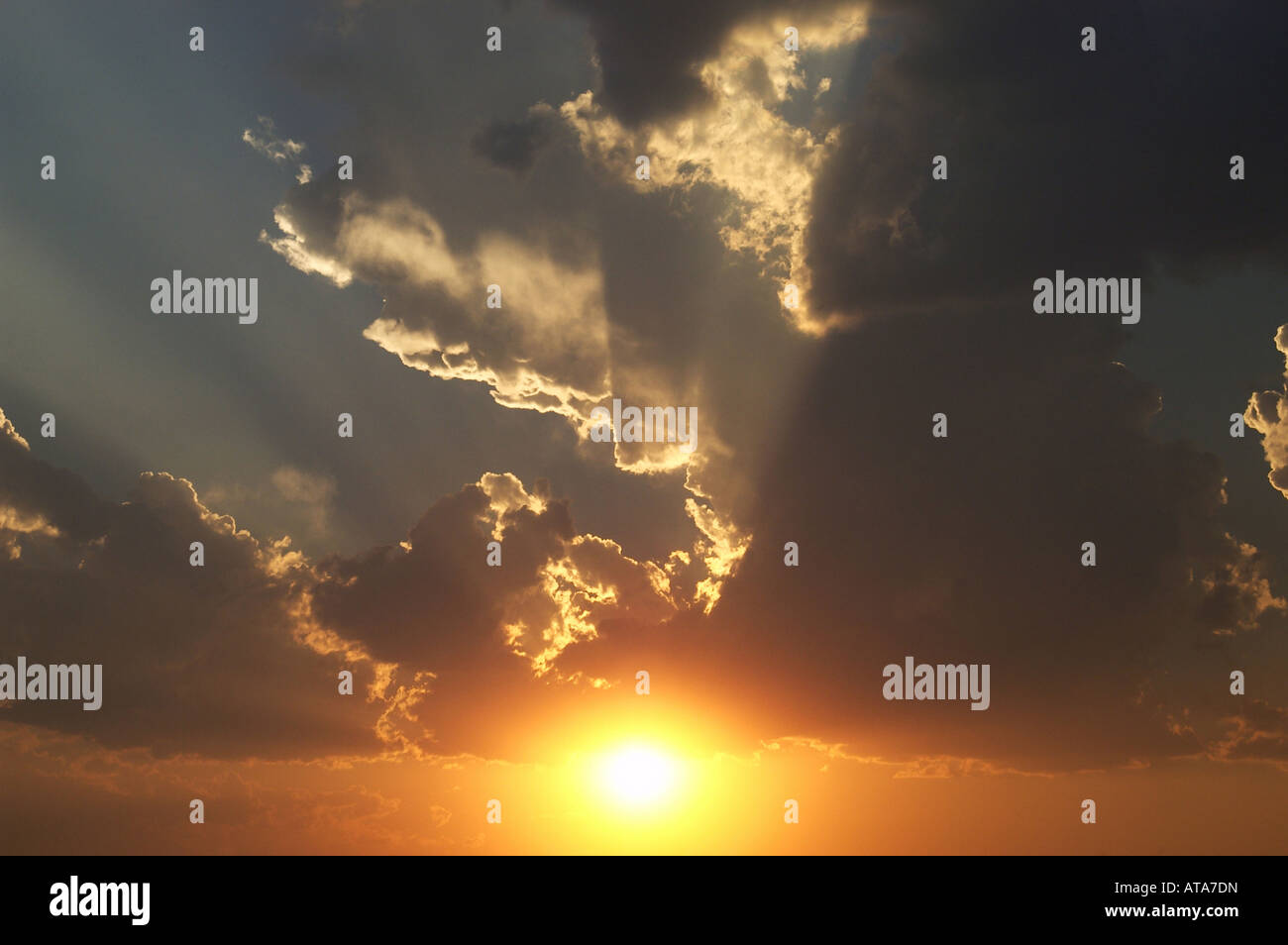 Sunrise in Africa Stock Photo - Alamy