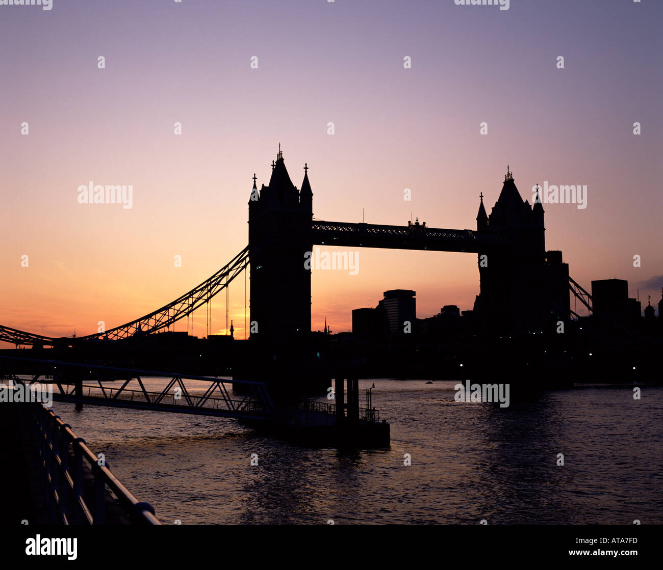 Tower Bridge at sunset London Stock Photo - Alamy