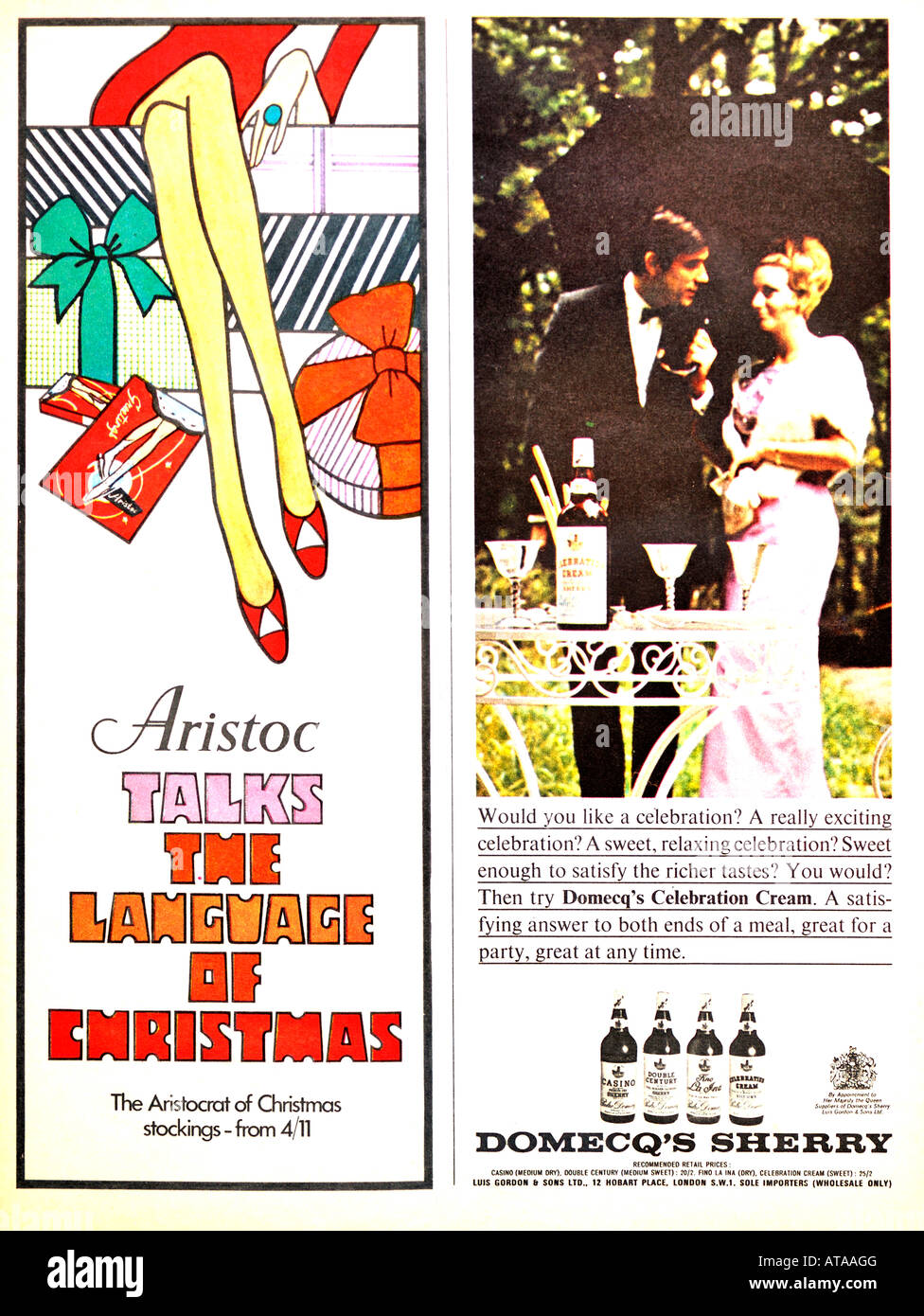 Sherry vintage advert hi-res stock photography and images - Alamy