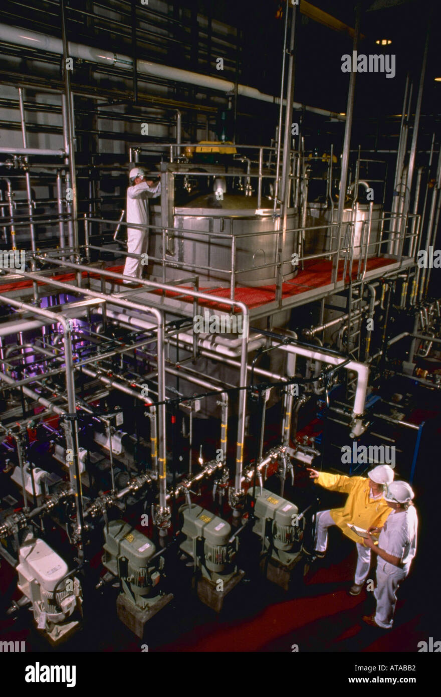 High tech industrial research scene Stock Photo - Alamy