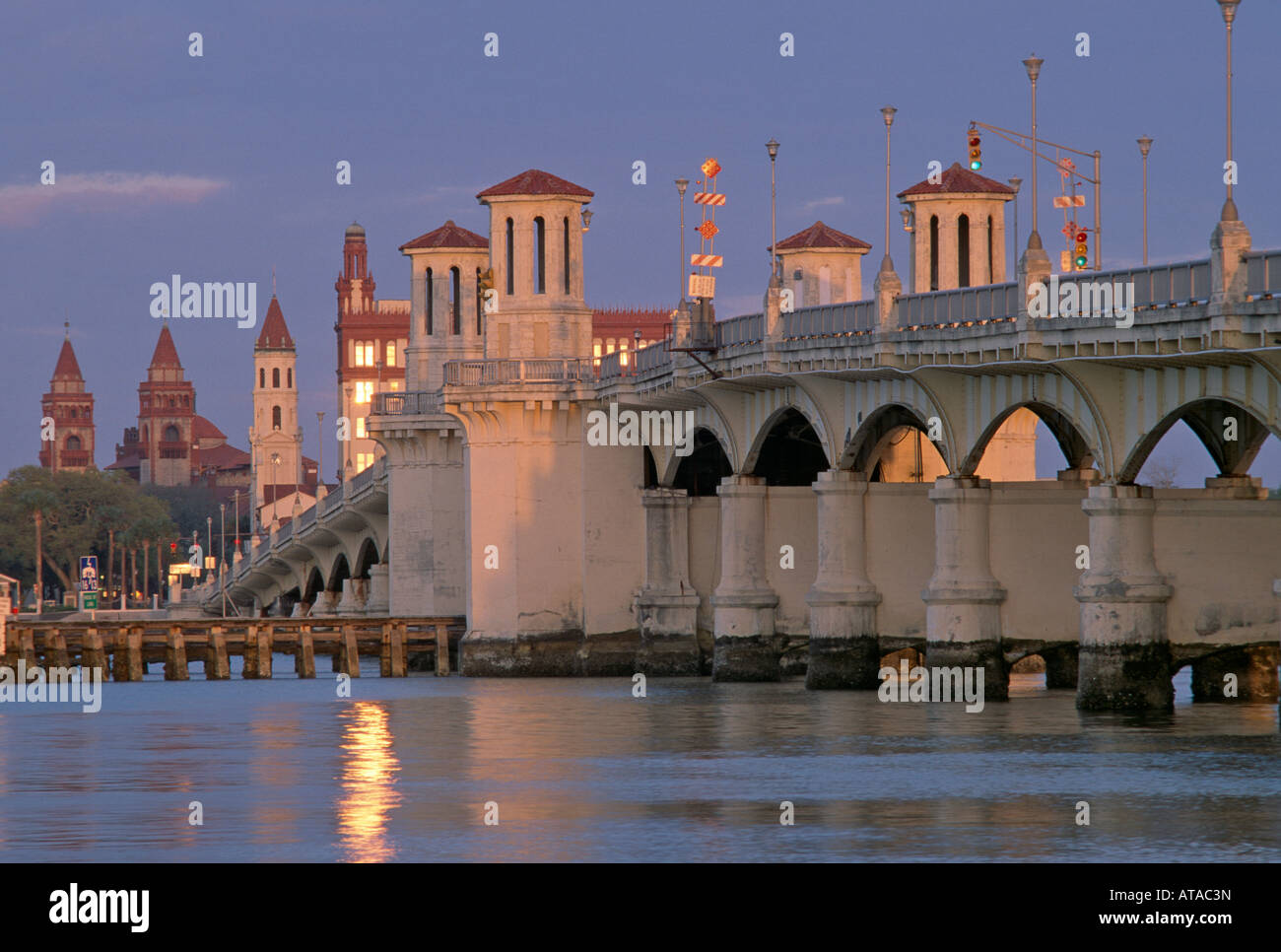 Bridge of Lions in St Augustine Florida USA Stock Photo - Alamy