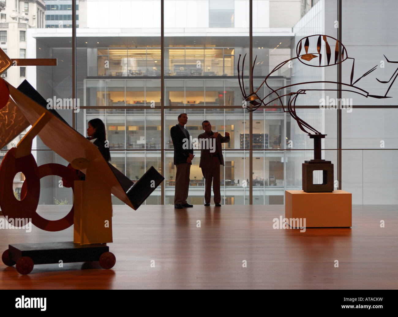 In New York City Inside MoMA Museum of Modern Art Stock Photo - Alamy