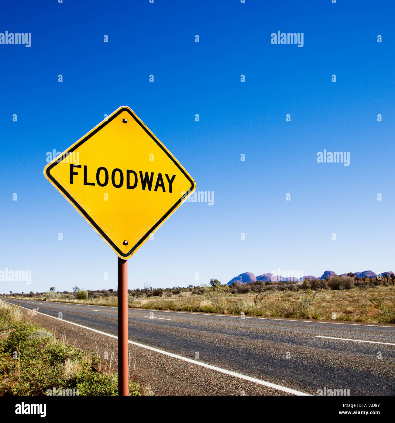 Floodway sign hi-res stock photography and images - Alamy