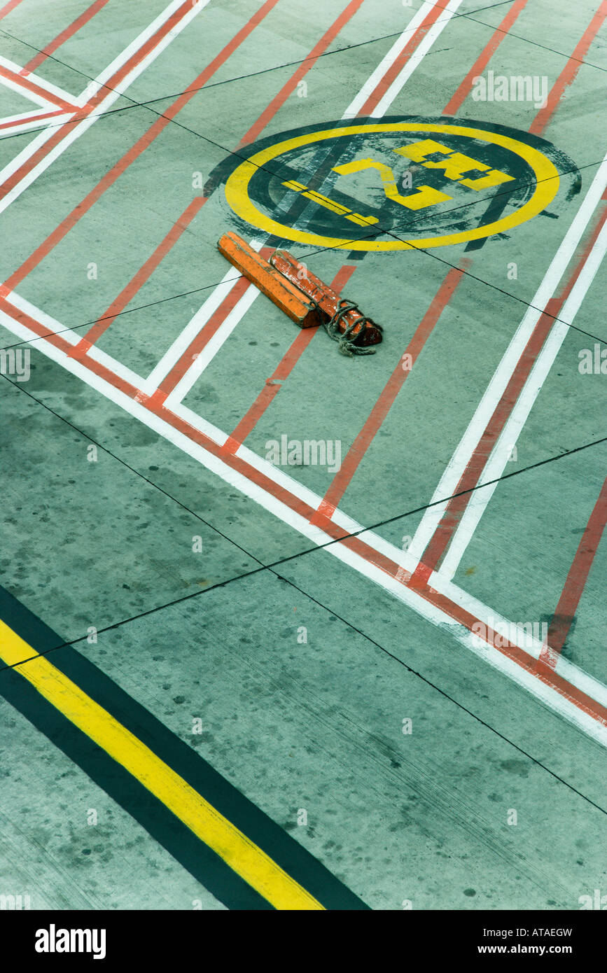 Lines on runway concrete at Melbourne Airport Australia Stock Photo - Alamy