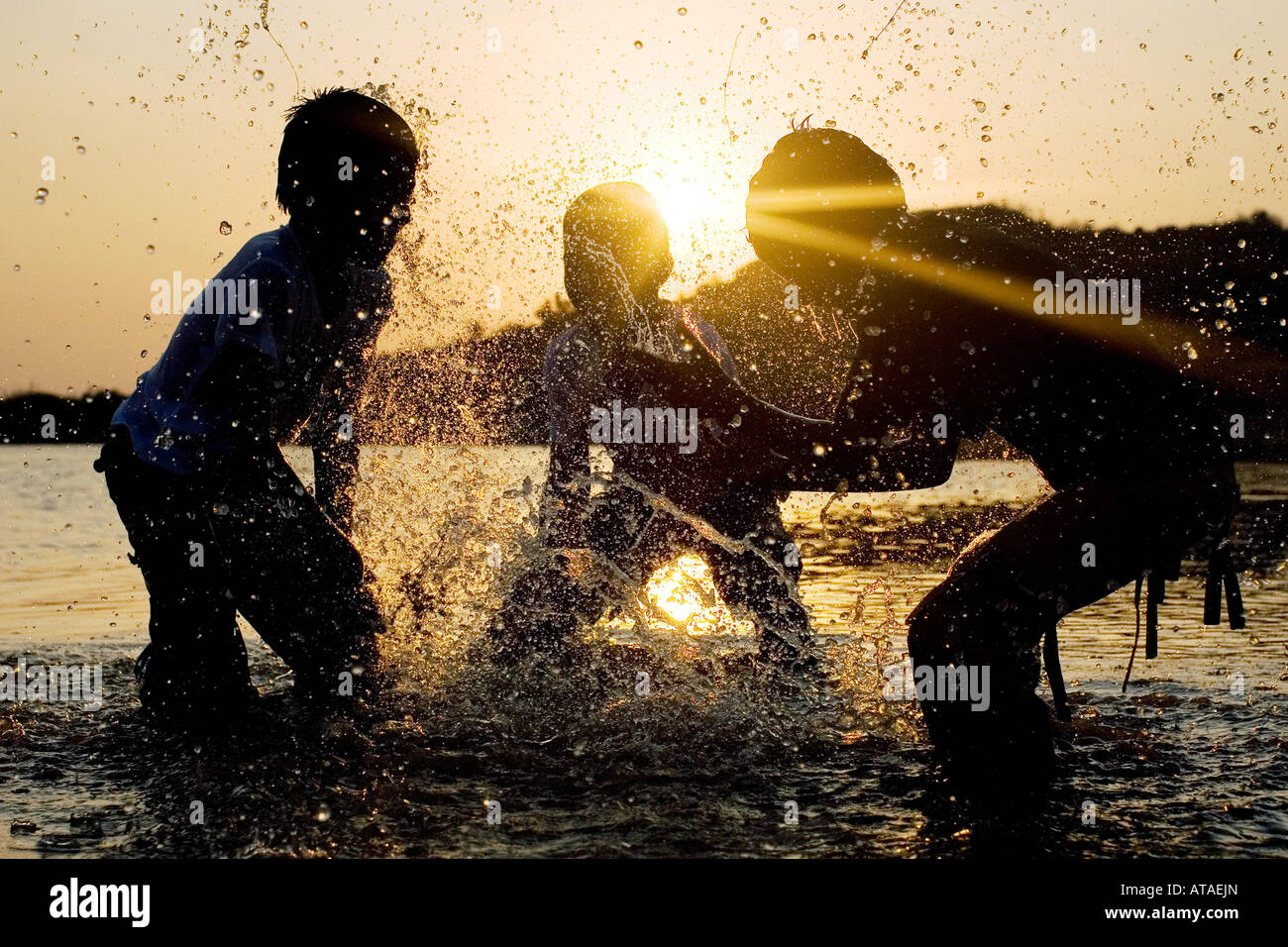 3 indian boys hi-res stock photography and images - Alamy