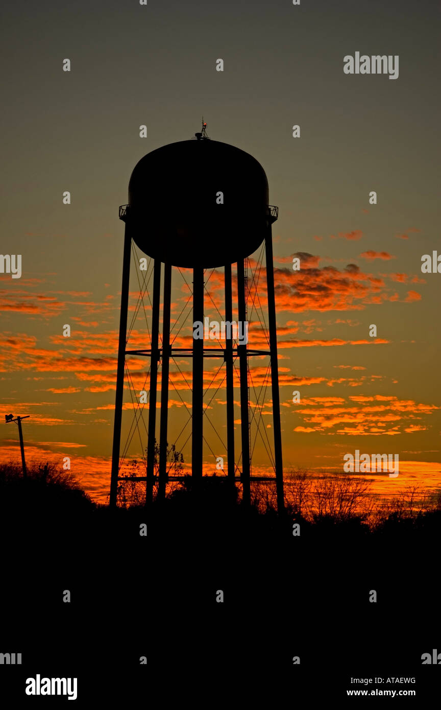 Texas water tower sunset hi-res stock photography and images - Alamy