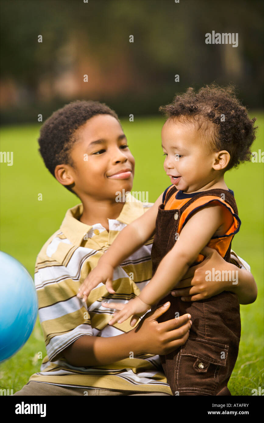 Little Brothers Playing