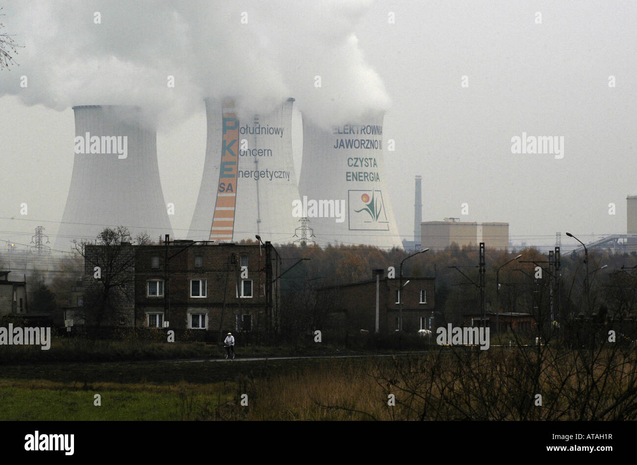 Poland power transmission lines hi-res stock photography and images - Alamy