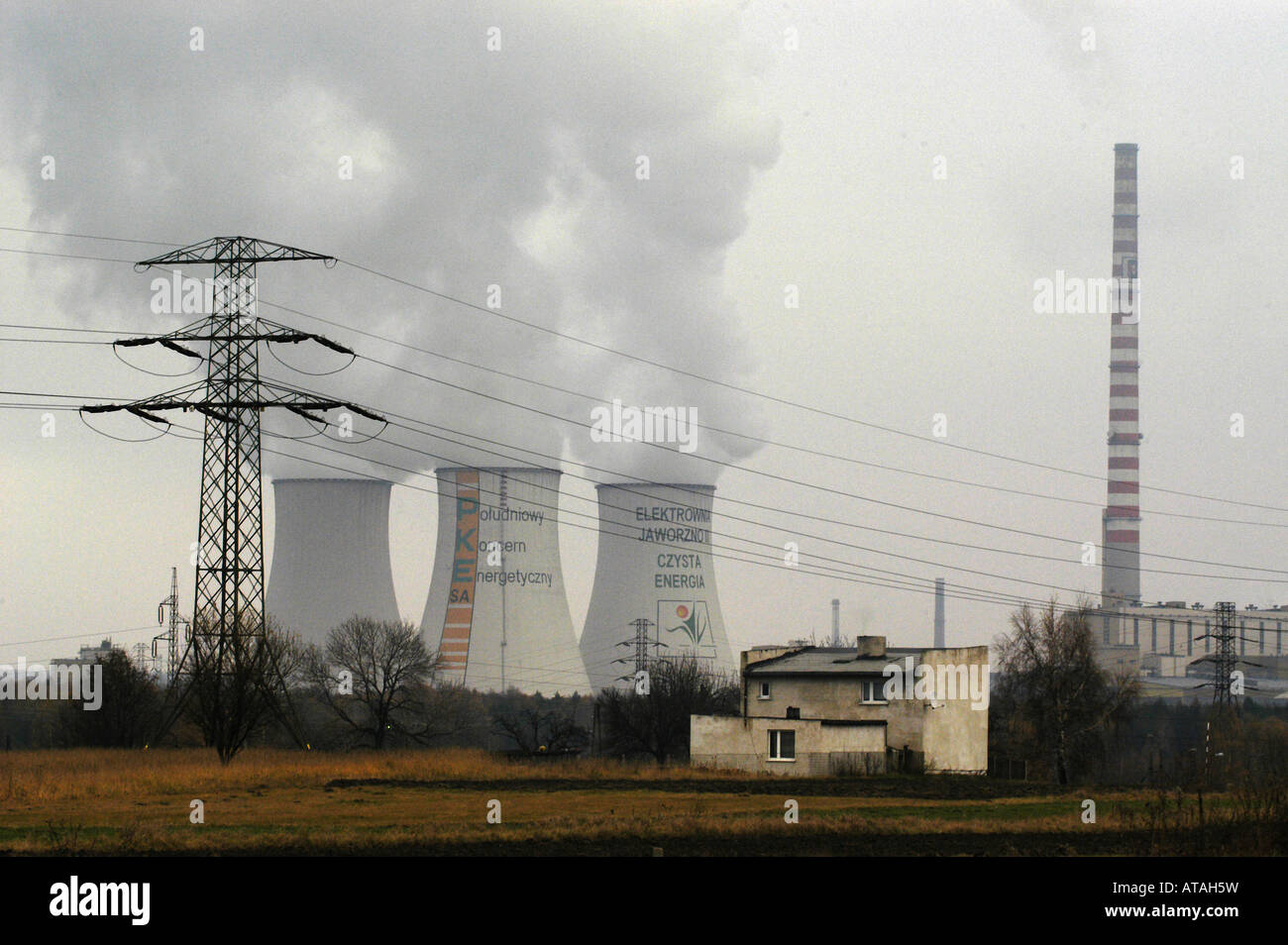 A power plant near Katowice, Poland Stock Photo - Alamy