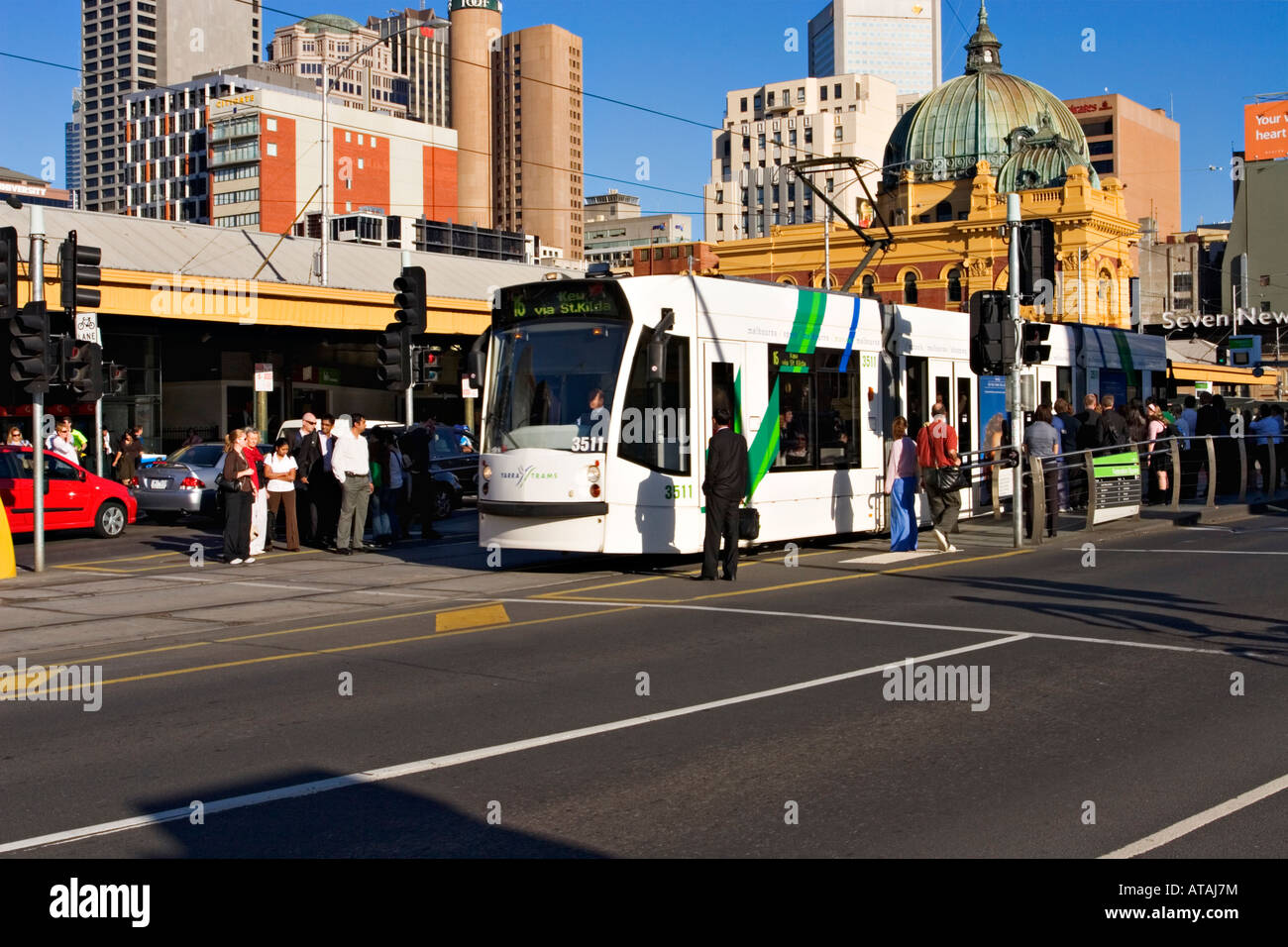 Tram Stop Melbourne High Resolution Stock Photography and Images - Alamy