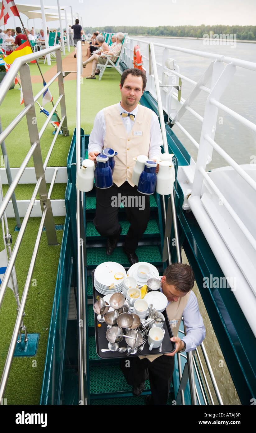 Waiter on cruise serving hi-res stock photography and images - Alamy