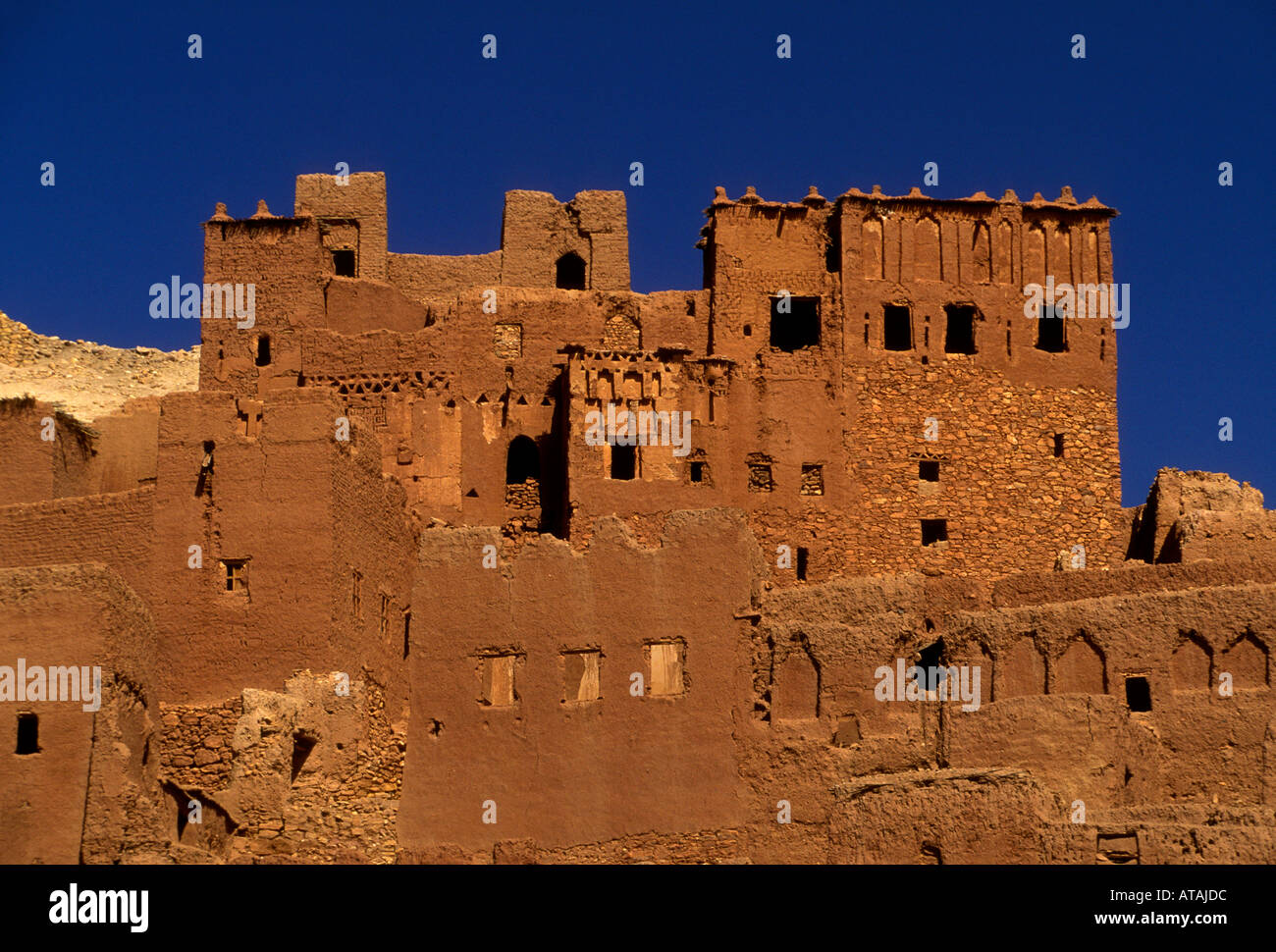 Kasbah casbah buildings nobody fortification hi-res stock photography ...