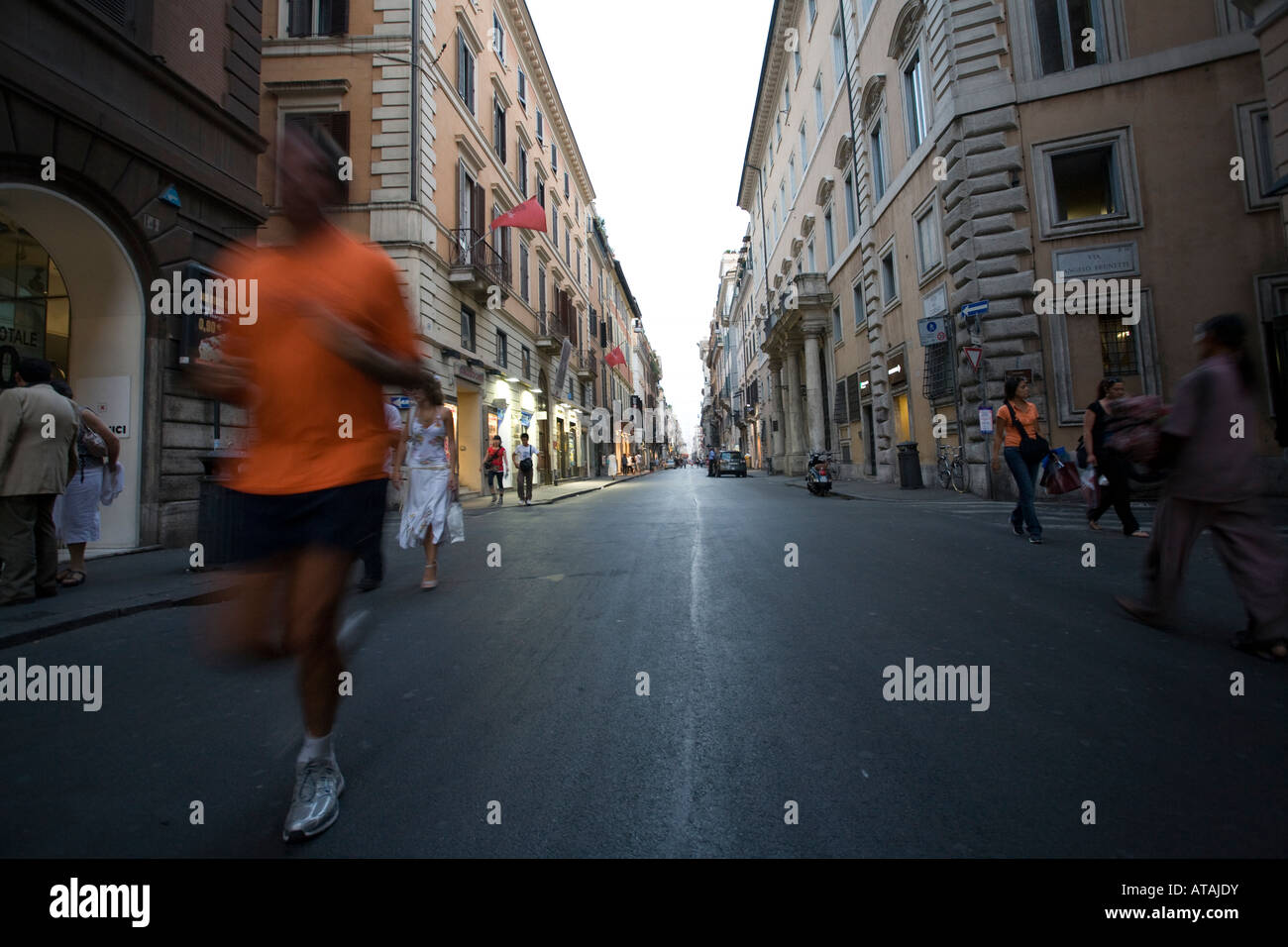 Via del Corso, Rome Stock Photo - Alamy