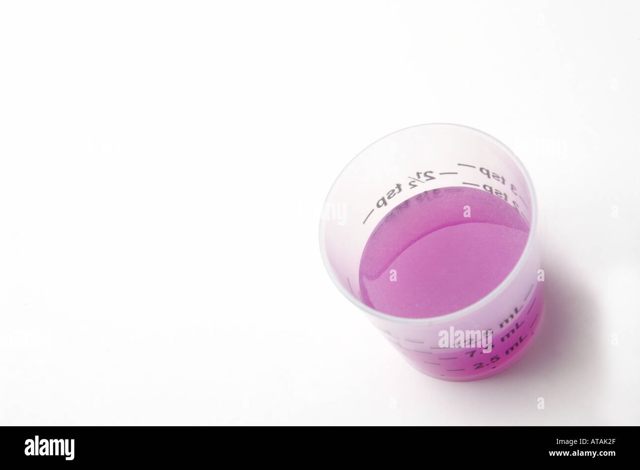 liquid cold medicine Stock Photo - Alamy