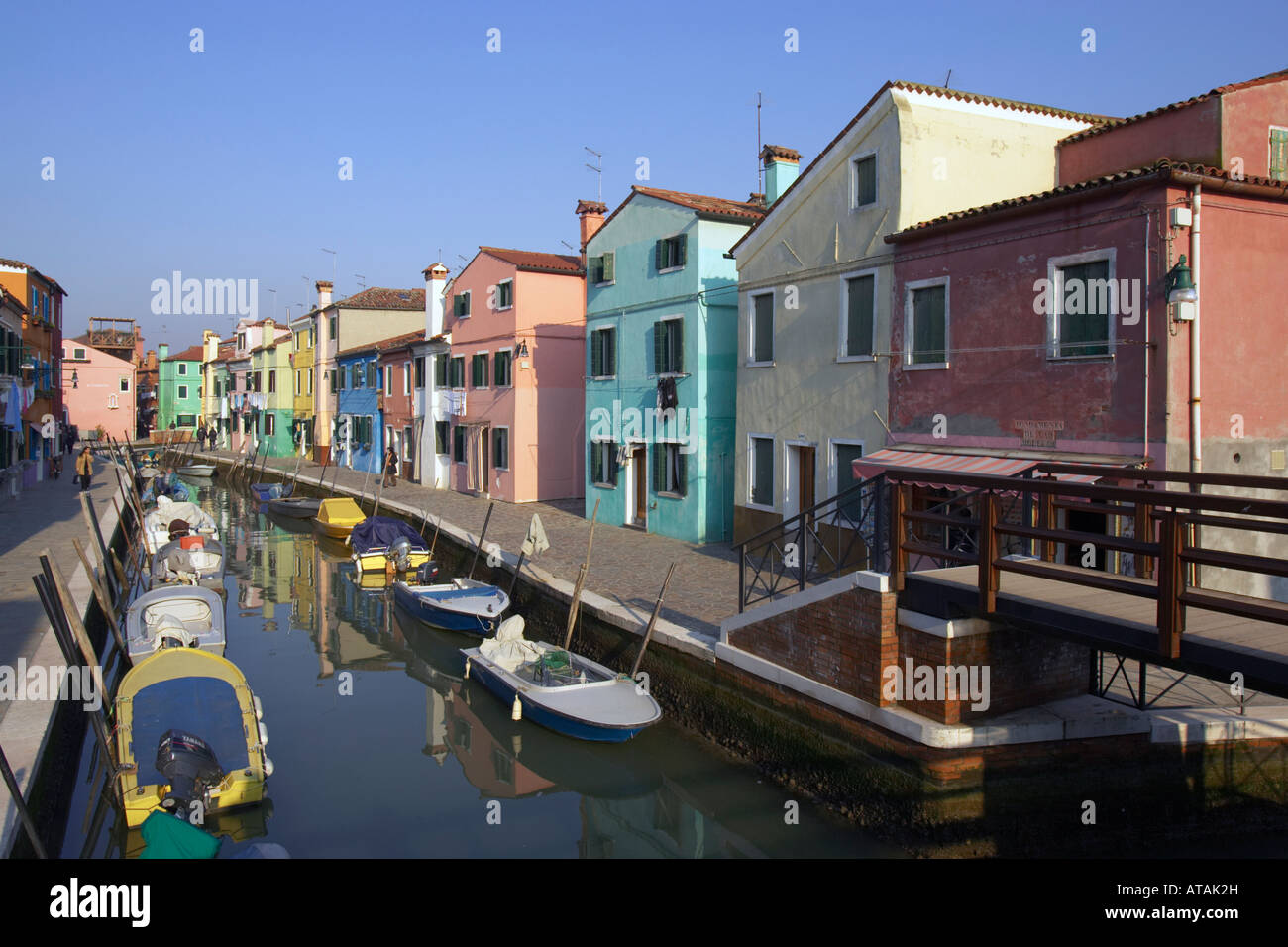 Colourful Buildings , Burano Island , Venice , Italy Stock Photo - Alamy