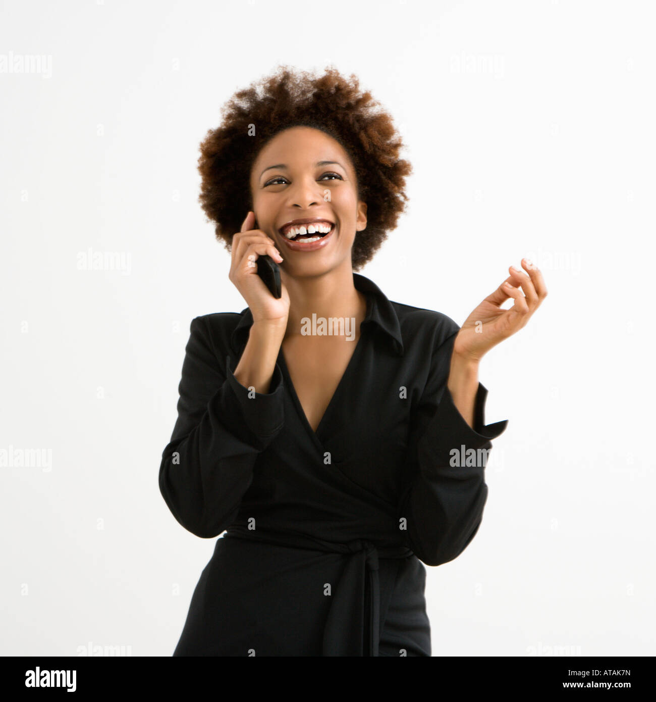 Talking laughing female hi-res stock photography and images - Alamy
