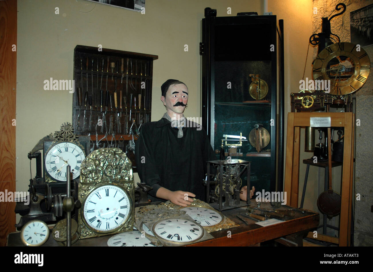 In a museum in Morteau, eastern France's active clockmaking industry ...