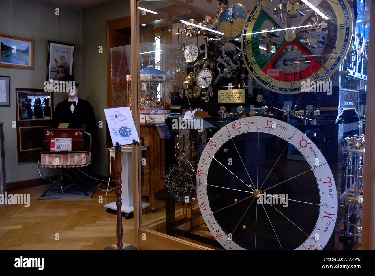 Among three centuries of clockmaking in Morteau's Horlogerie museum in ...