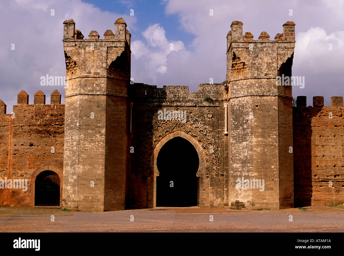 main gate, Zouaia sanctuary, Zouaia, sanctuary, Necropolis of Chellah ...