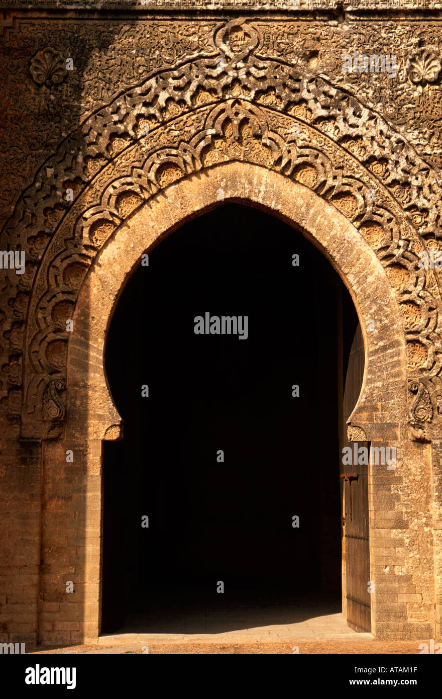 main gate, Zouaia sanctuary, Zouaia, sanctuary, Necropolis of Chellah ...