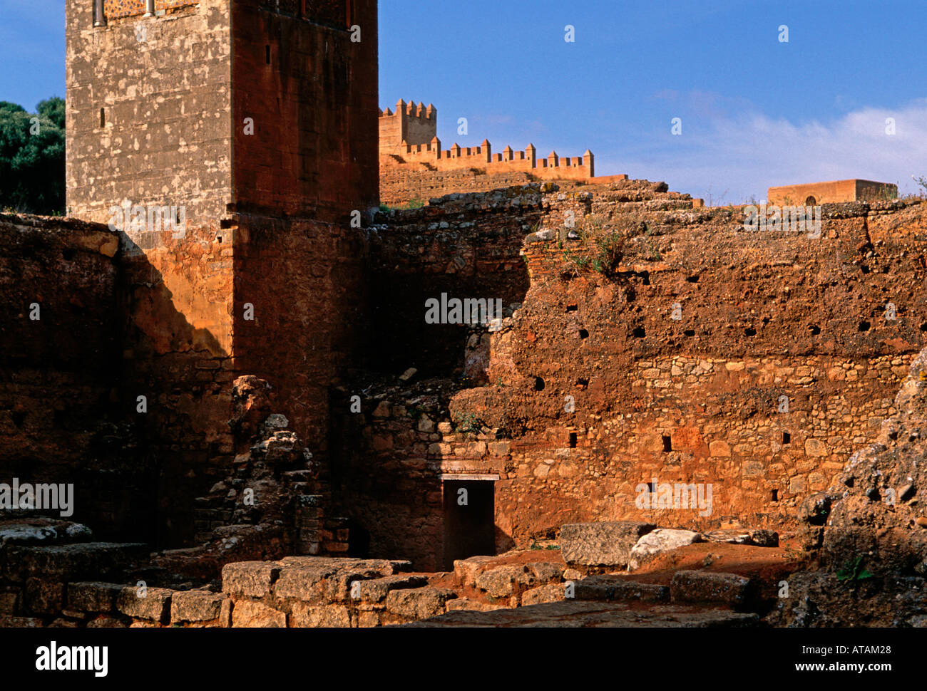 minaret, Zouaia sanctuary, Zouaia, sanctuary, Necropolis of Chellah ...