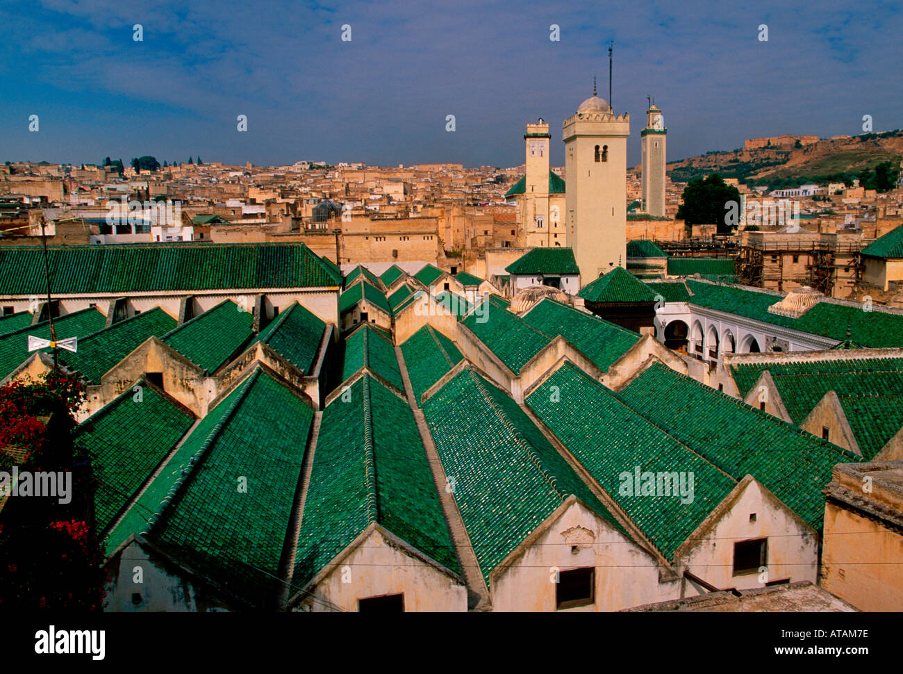 Kairaouine Mosque, Fes El-bali, City Of Fez, Morocco Stock Photo ...