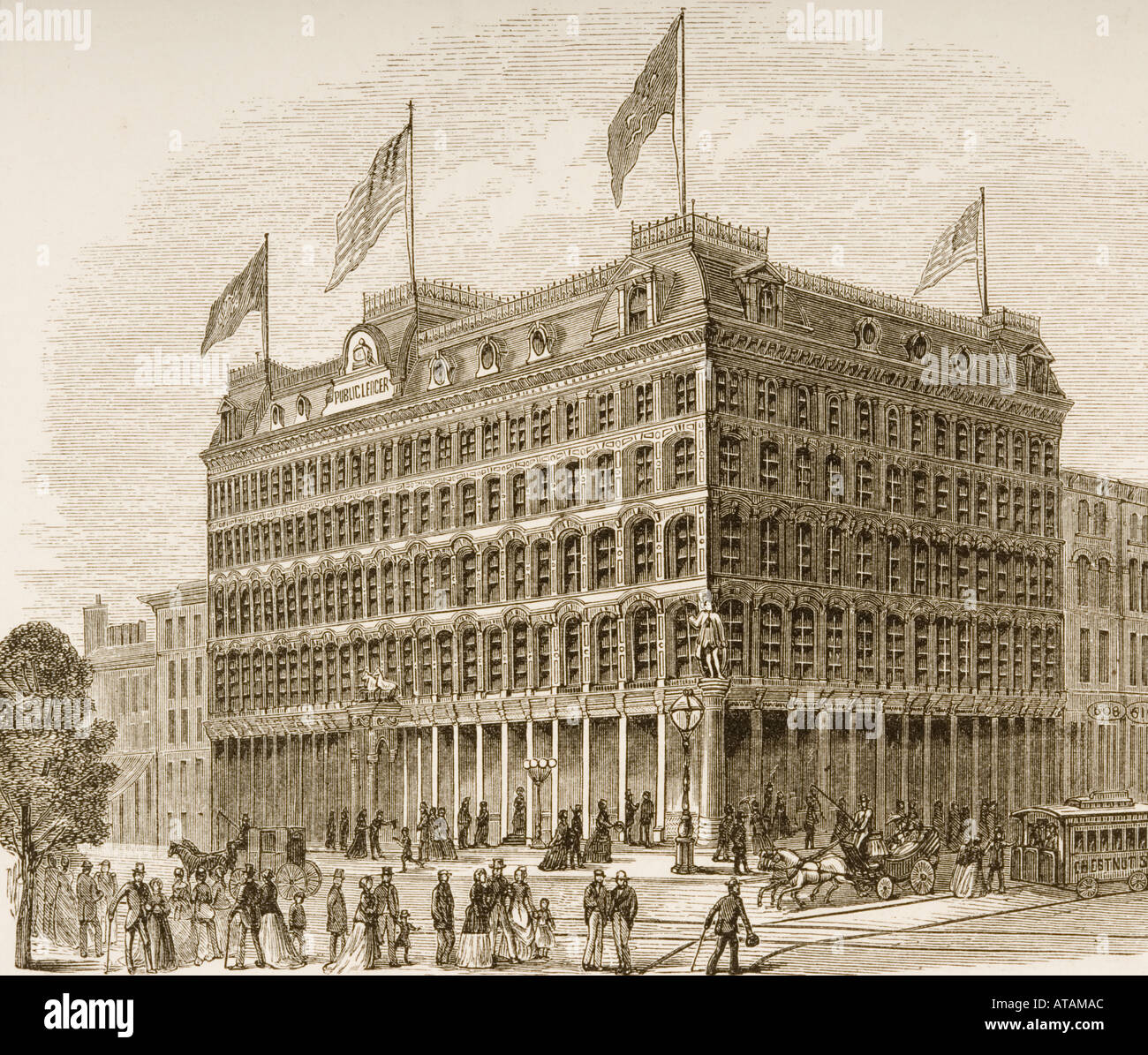 Public ledger building hi-res stock photography and images - Alamy