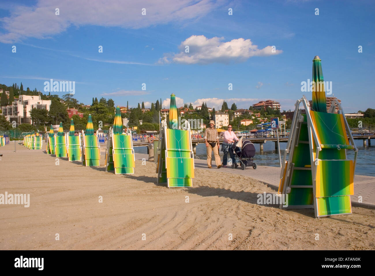 Portoroz beach slovenia hi-res stock photography and images - Alamy