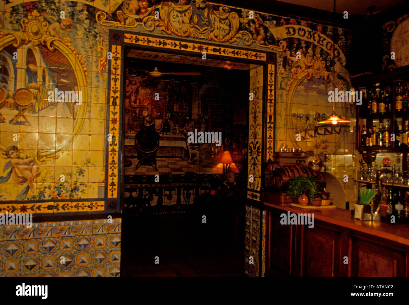 1700s Colonial Tavern Bar Interior