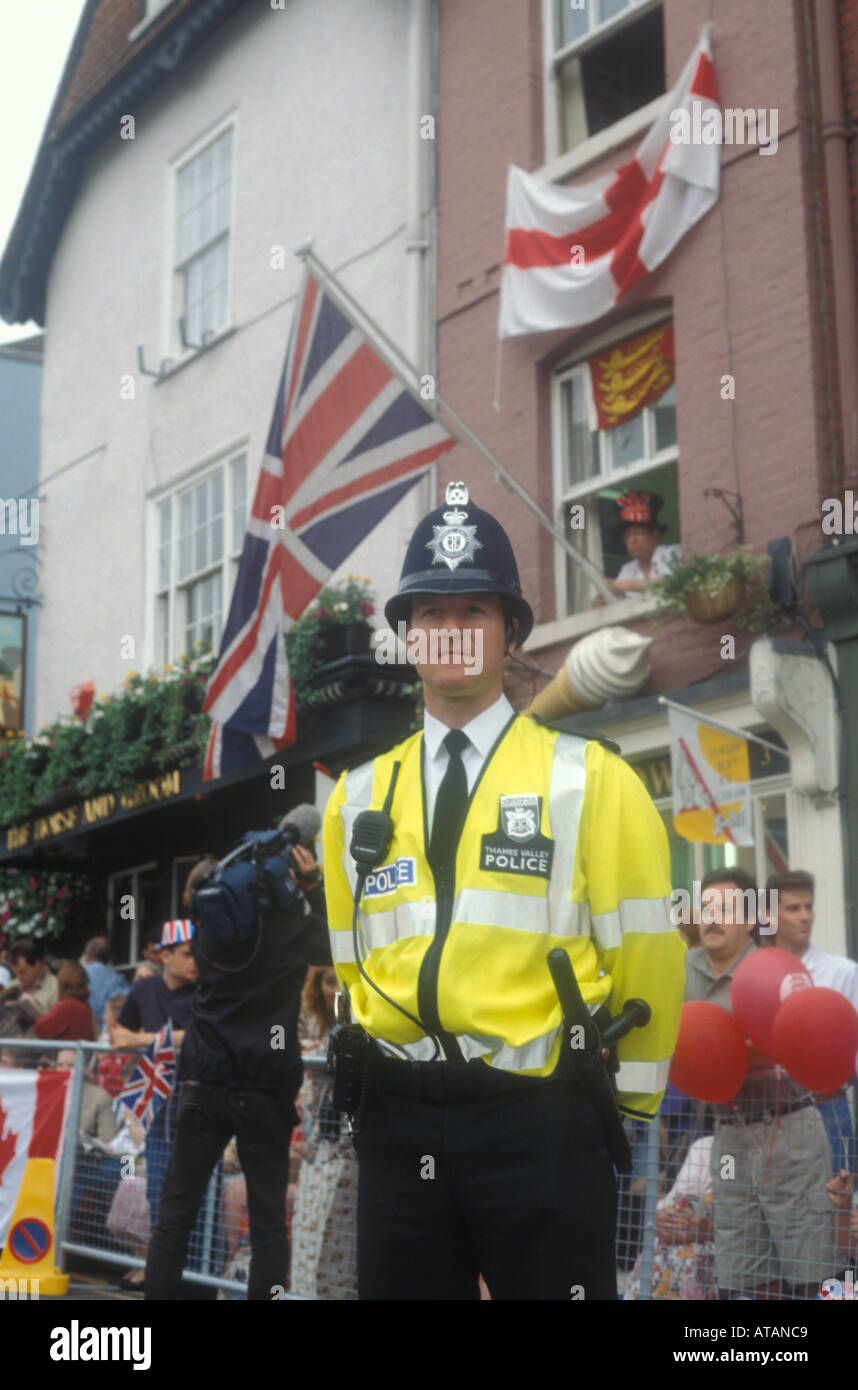 Police Officer , Royal wedding , Windsor , June 1999 Stock Photo - Alamy