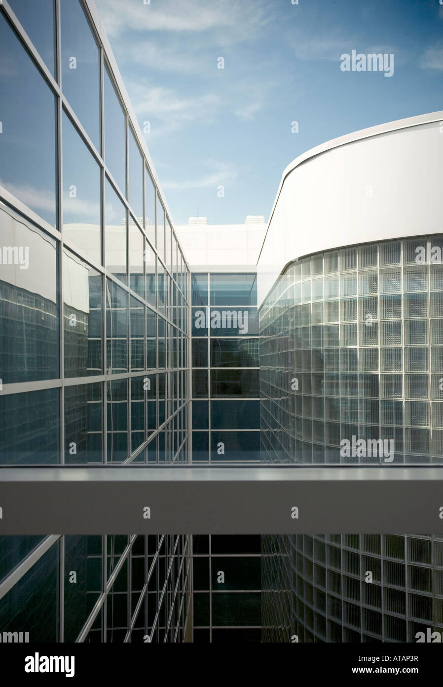 modern architecture, glass walls, steel beams Stock Photo - Alamy