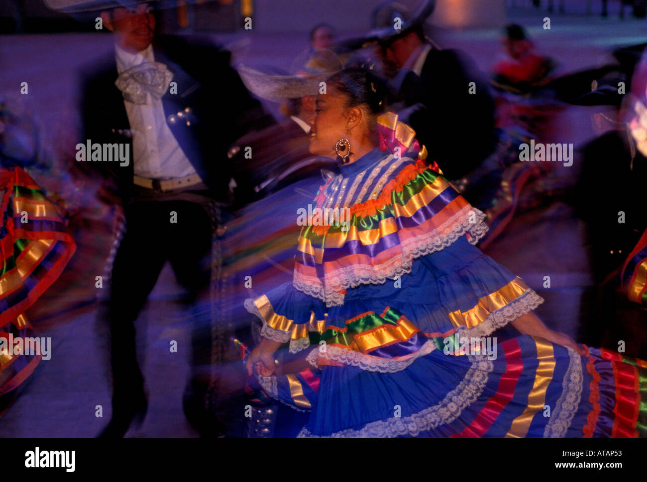 Group of latinos dancing hi-res stock photography and images - Alamy