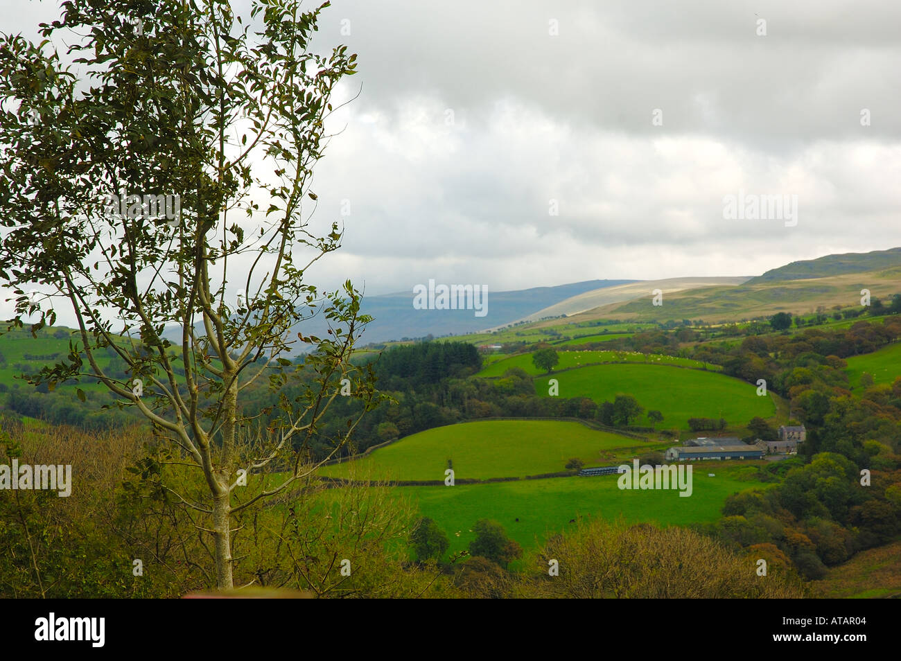 Castle from the air wales from the air hi-res stock photography and ...
