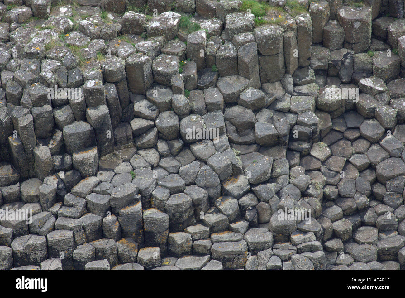 Columnar basalt columns hexagon geology geological hi-res stock ...