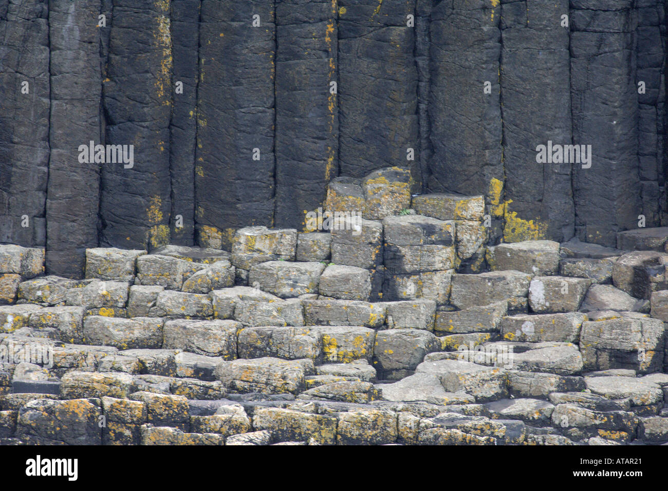Columnar basalt columns hexagon geology geological hi-res stock ...