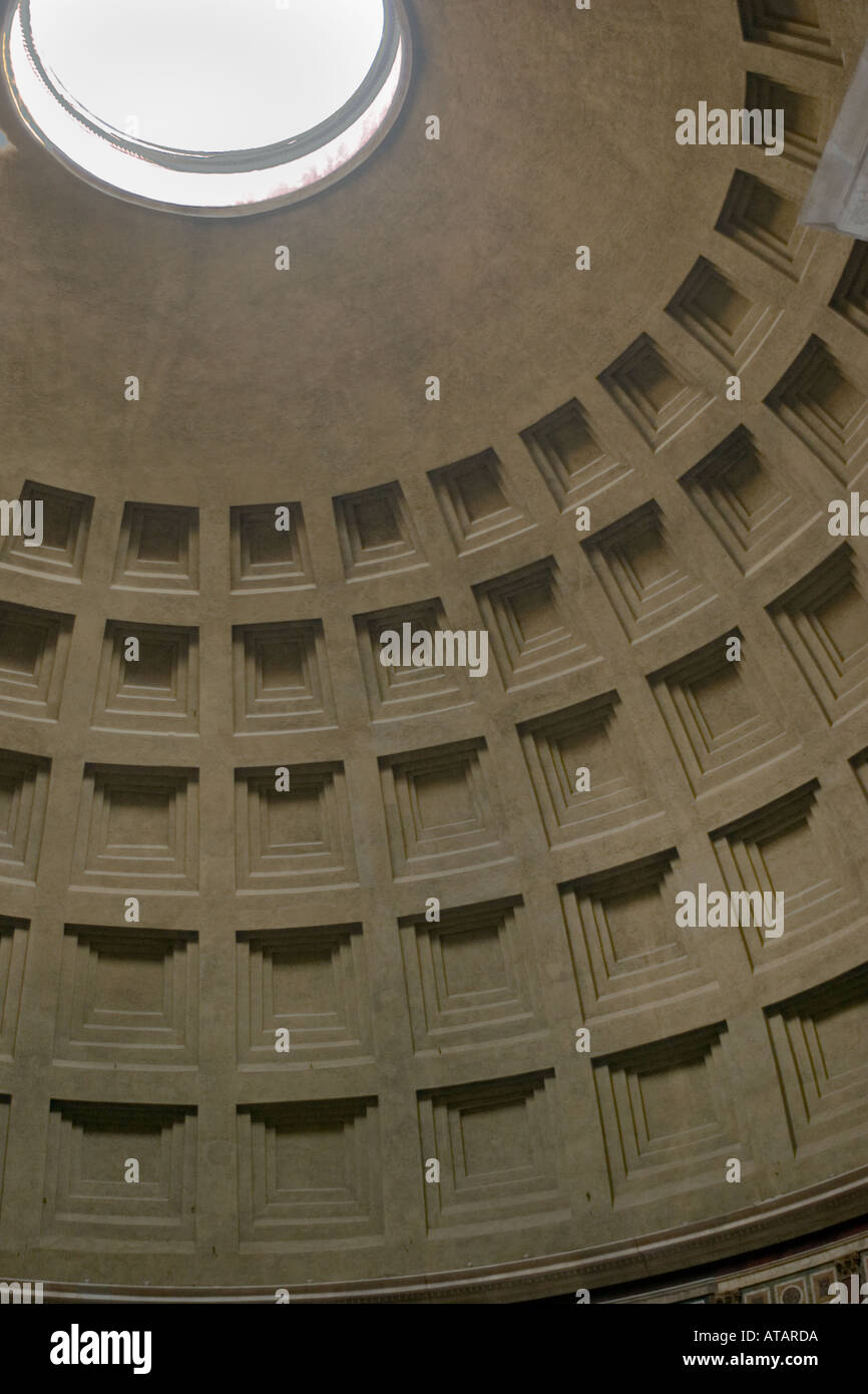 Ceiling of the Pantheon, Rome, Italy Stock Photo - Alamy