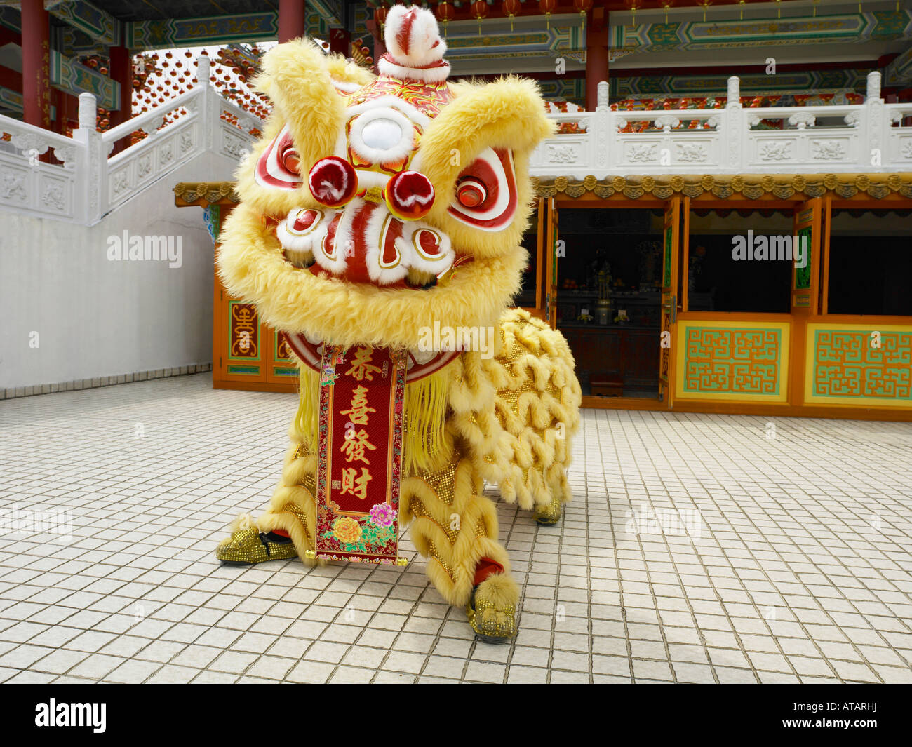 traditional lion dance Stock Photo - Alamy