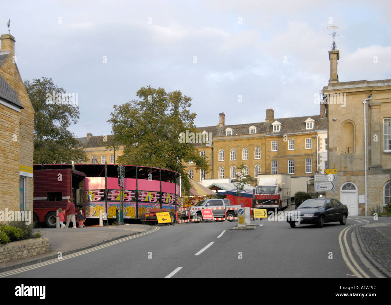 Chipping Norton Mop fair Stock Photo - Alamy